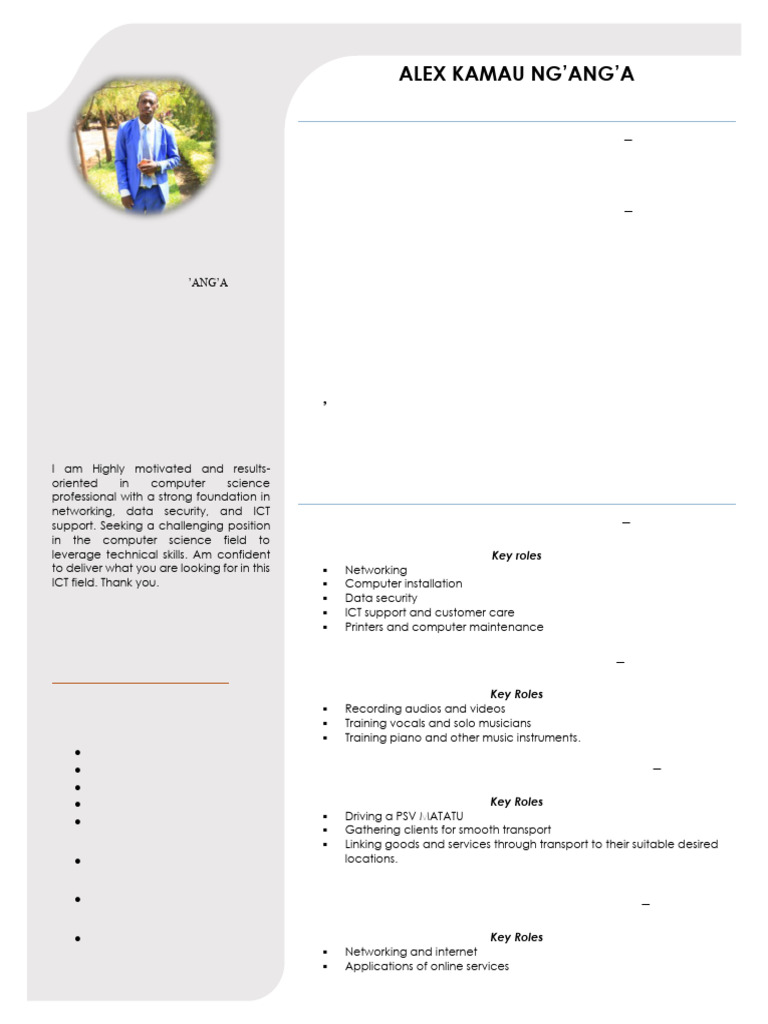Alex CV org | PDF | Computing | Computer Science