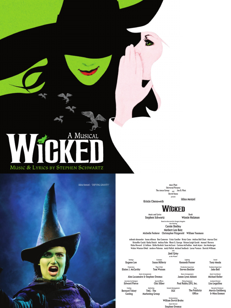 Wicked Musical Overview and Insights | PDF | Land Of Oz | Wizard Of Oz ...