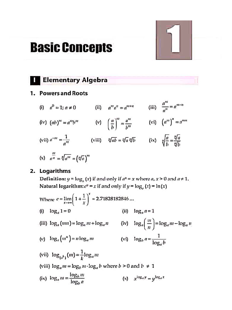 Basic Formula | PDF