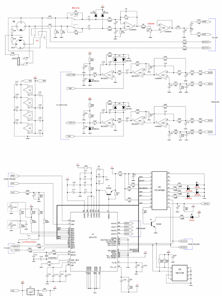 RCF 410 DB Technologies Opera 405d SCH PCB | PDF