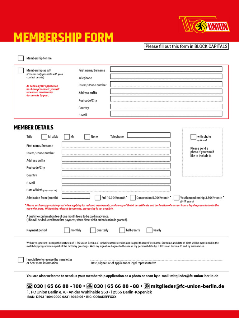 DL Club Membership | PDF