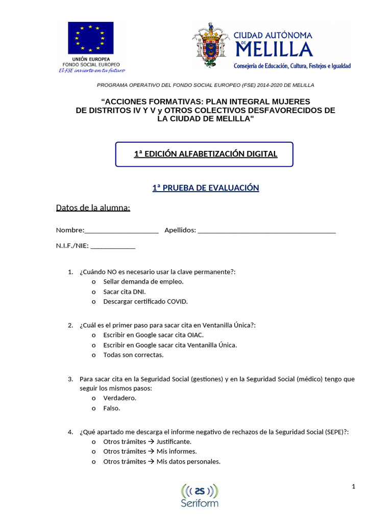 Evaluación Intermedia | PDF