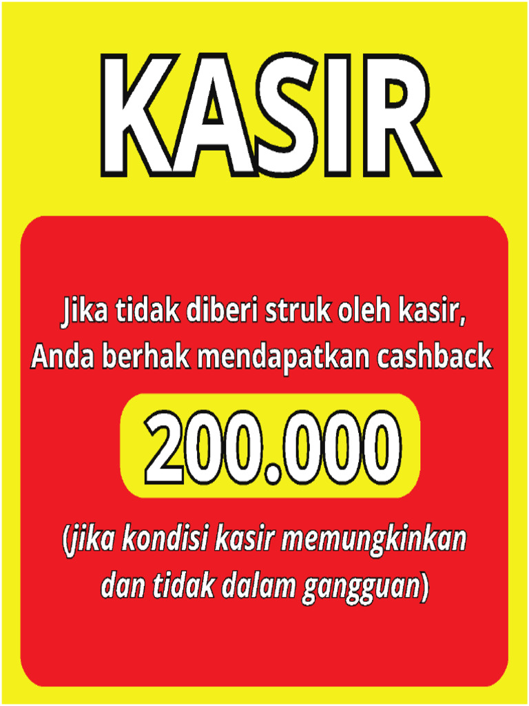 Kasir | PDF