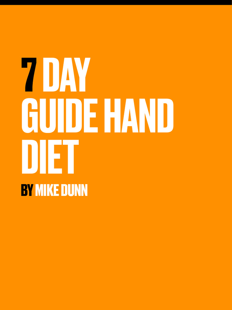 The 7 Day Guide Hand Diet 3 | PDF