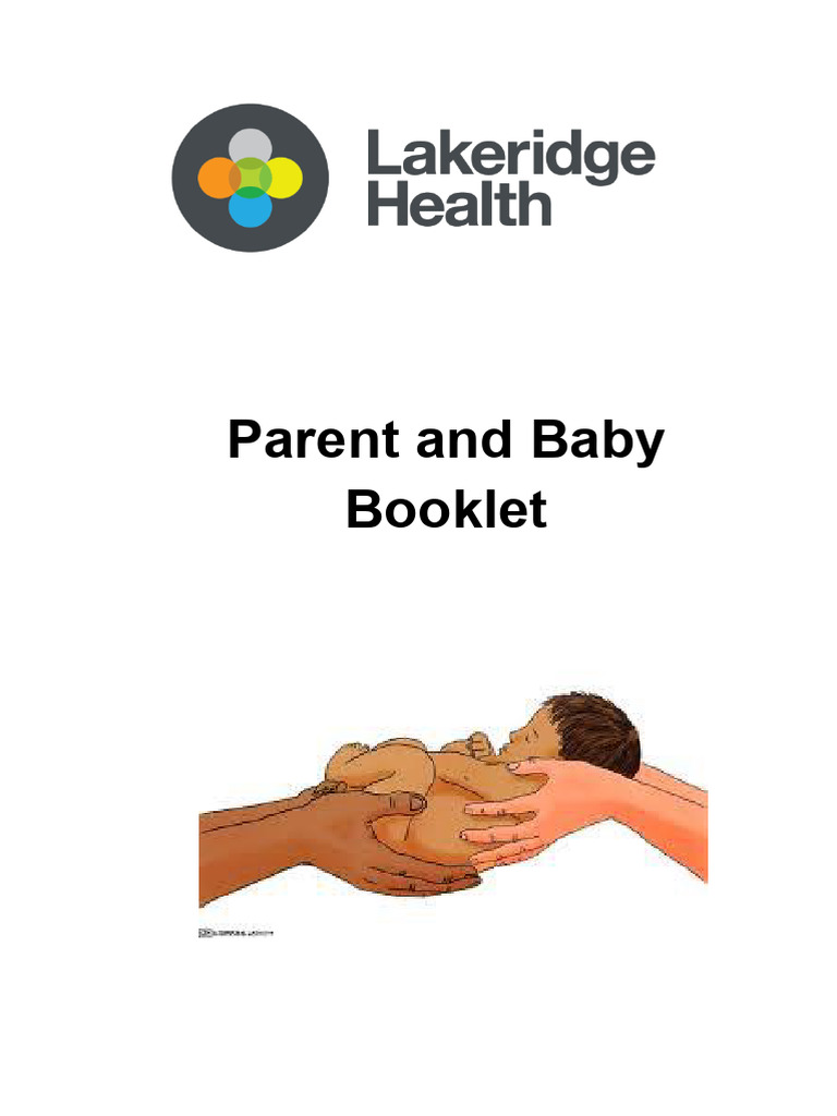 Parent and Baby Booklet Final | PDF | Breastfeeding | Breast Milk