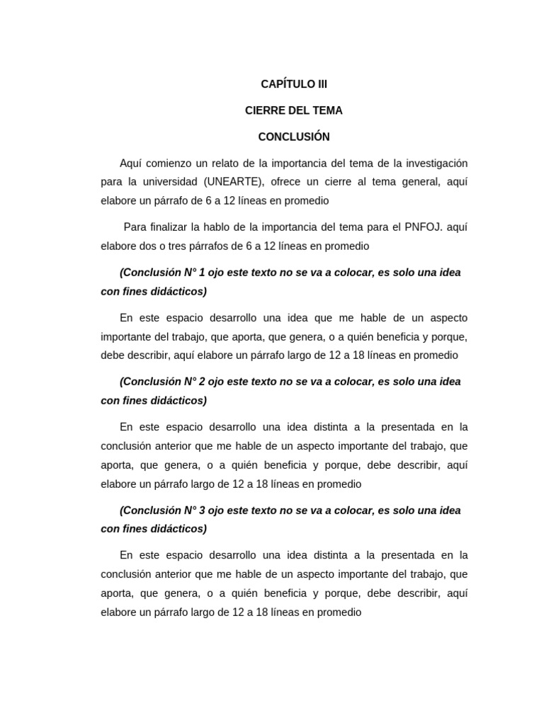 Original ESQUEMA CAPÍTULO III | PDF