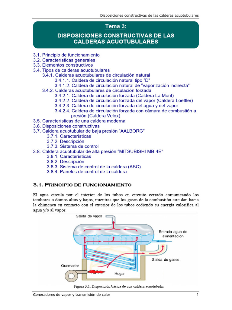 Tema 3 Disposiciones Constructivas Calderas Acuotubulares_a89a72b766675c31347cc81e468aa327 | PDF ...