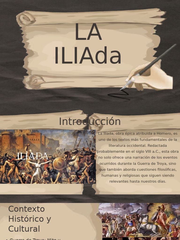 LA ILIADA | PDF | Ilíada | Aquiles