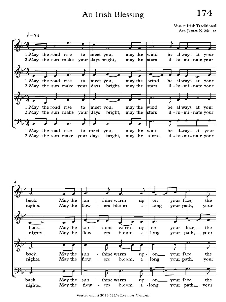 An Irish Blessing | PDF