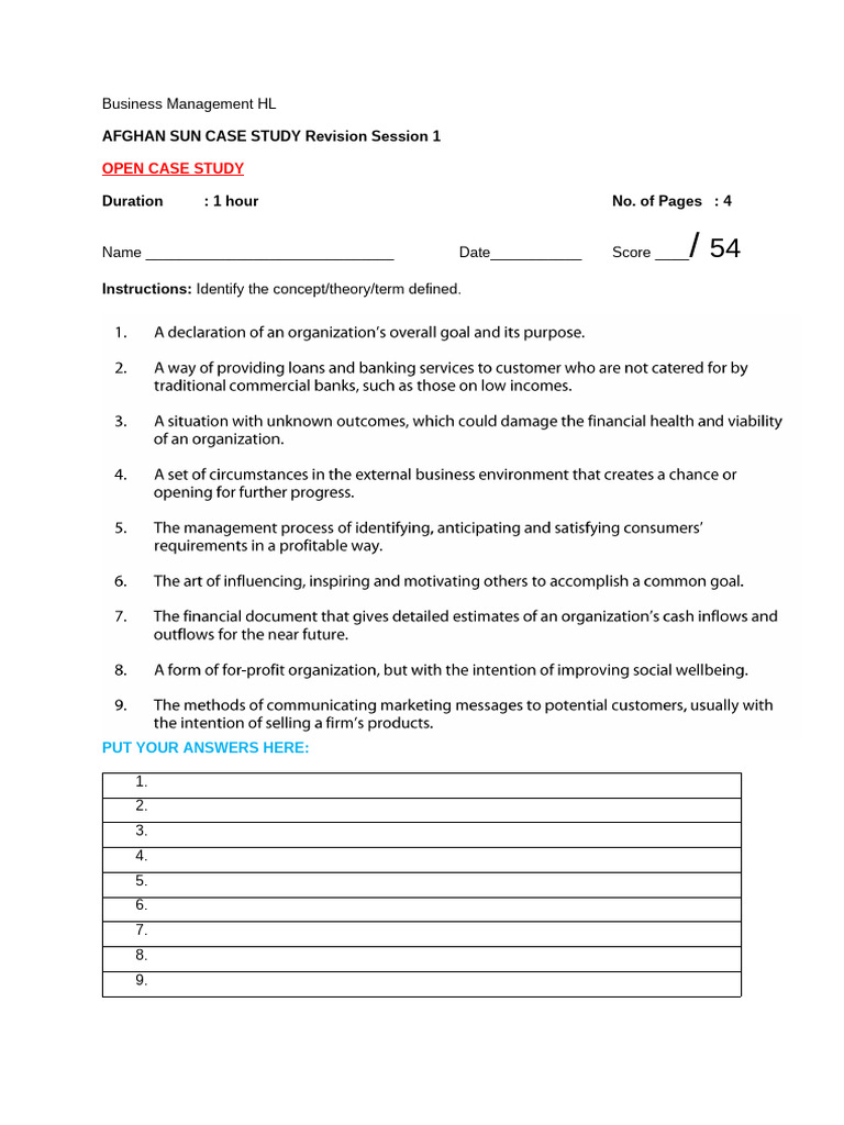 Afghan Sun Revision 1 | PDF