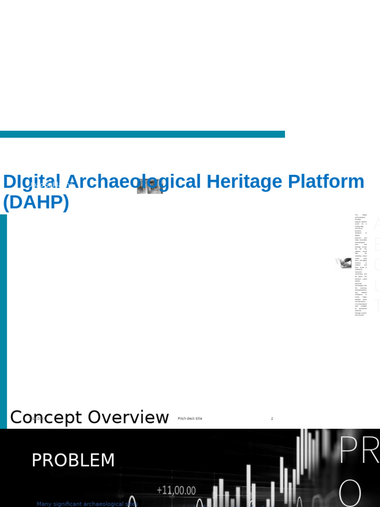 DIgital Archaeological Heritage Platform (DAHP) | PDF | Tourism | Cultural Heritage