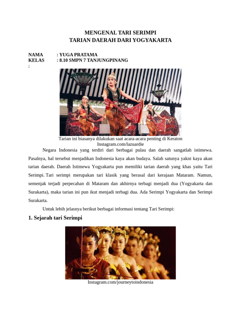 Mengenal Tari Serimpi | PDF