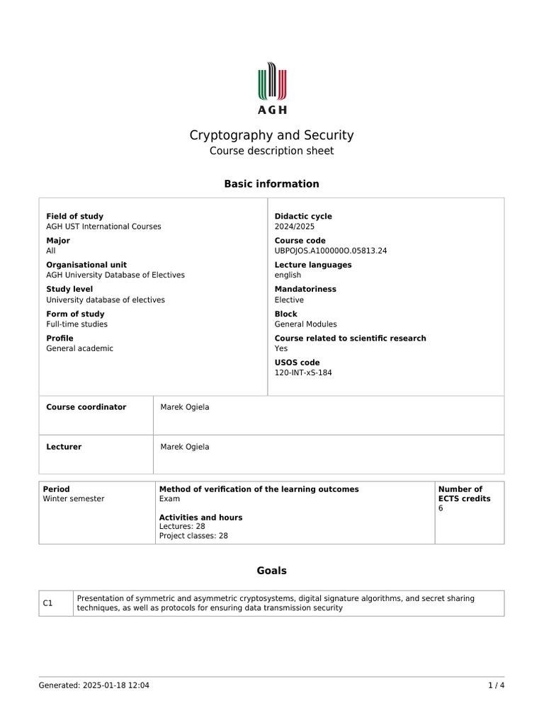 cryptography | PDF | Cryptography | Public Key Cryptography cryptography | PDF | Cryptography | Public Key Cryptography