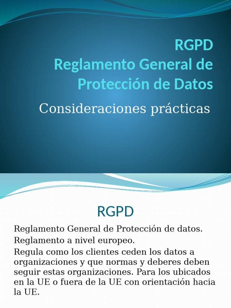 Guía Práctica sobre el RGPD | PDF | Archivo de computadora | Informática