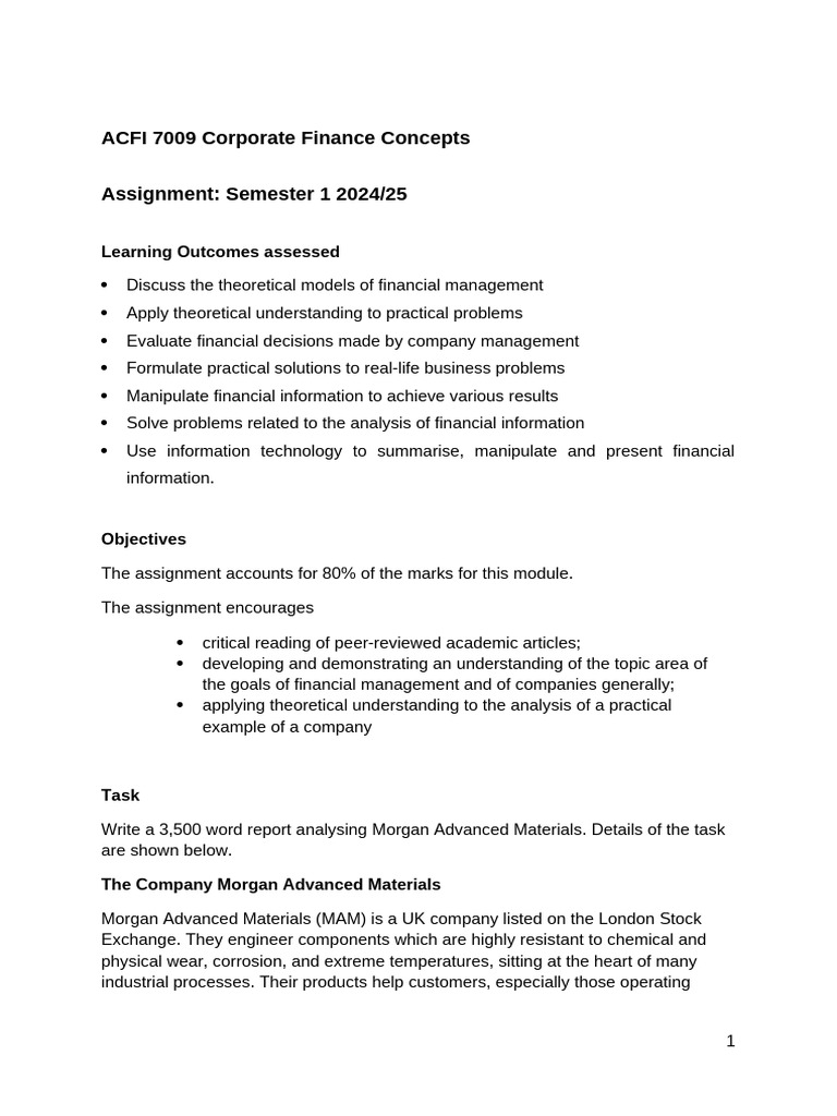 ACFI - 7009 Assignment 24-25 | PDF | Information | Theory