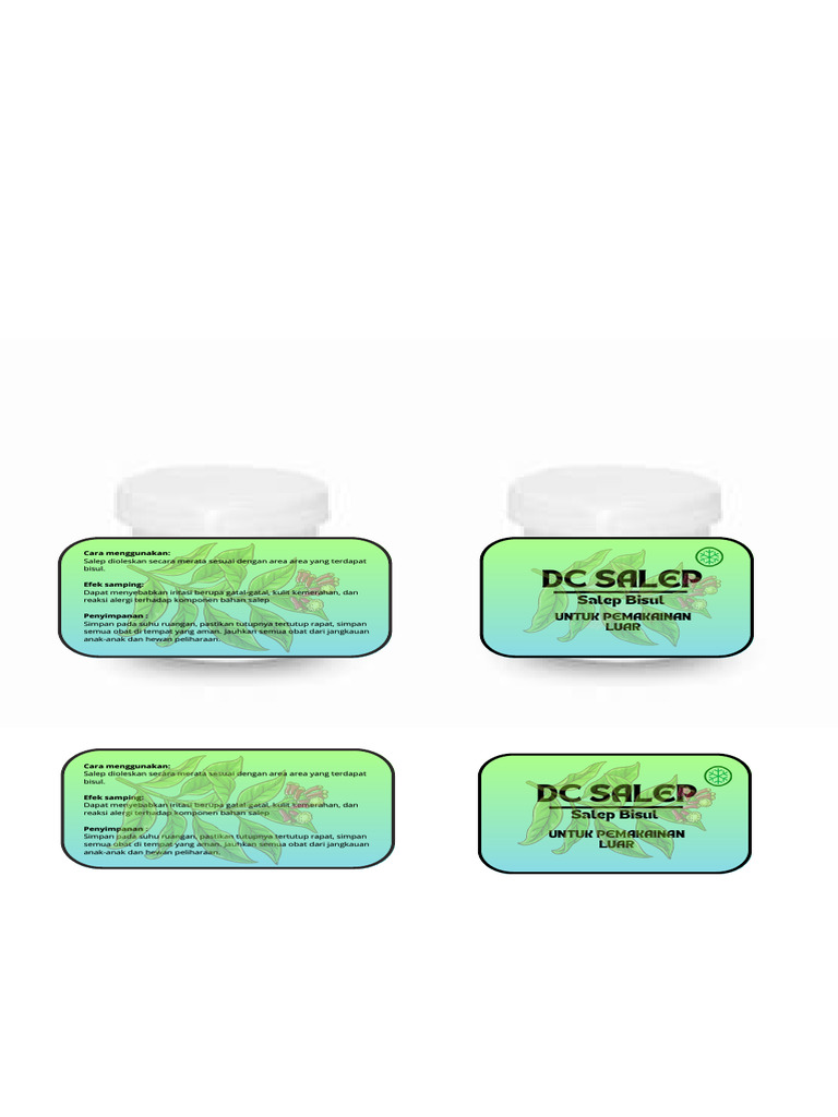 Kemasan DC Salep | PDF