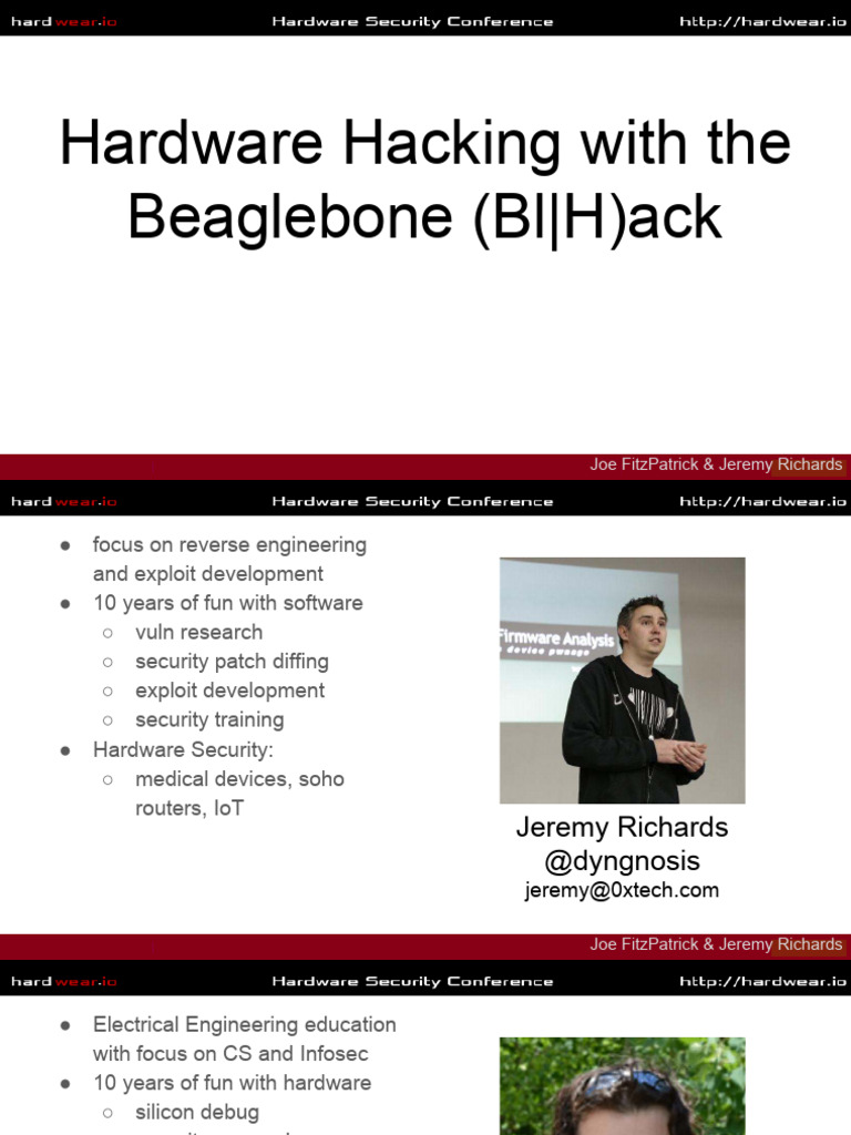 Beaglebone Hardware Hacking Guide | PDF | Office Equipment | Digital Technology