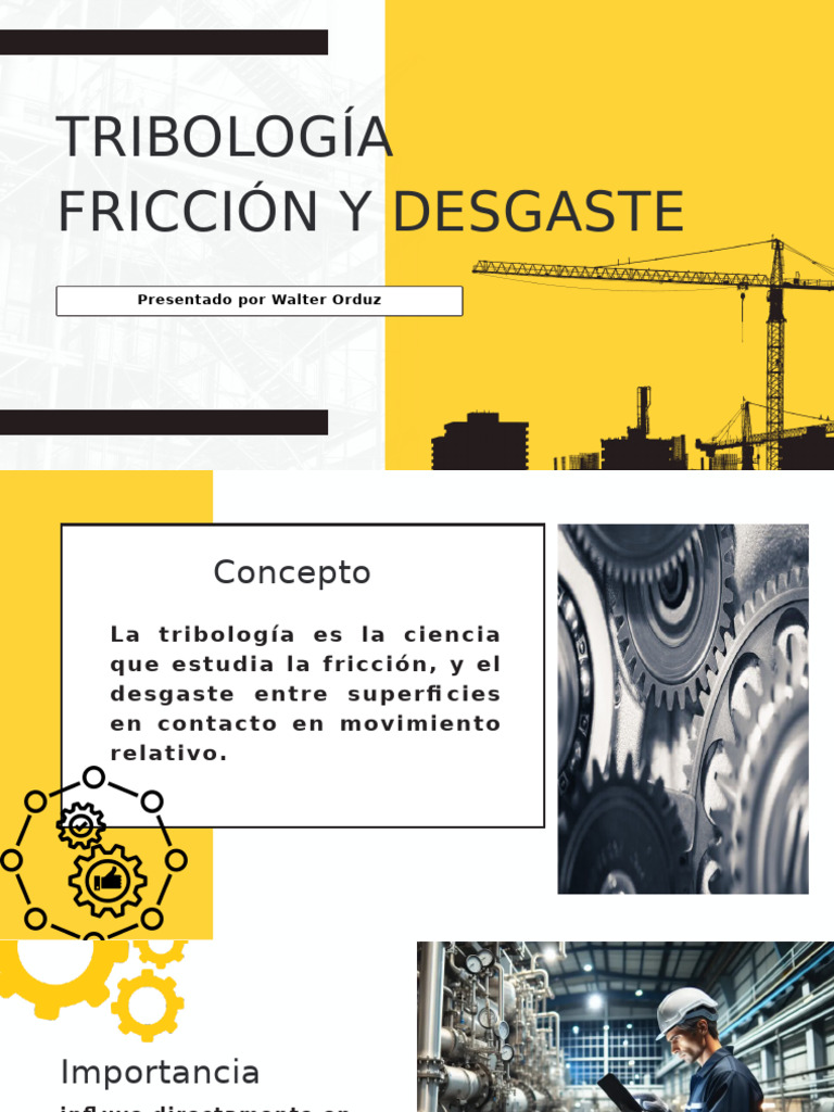Importancia de la Tribología en Mantenimiento | PDF | Ciencias fisicas ...