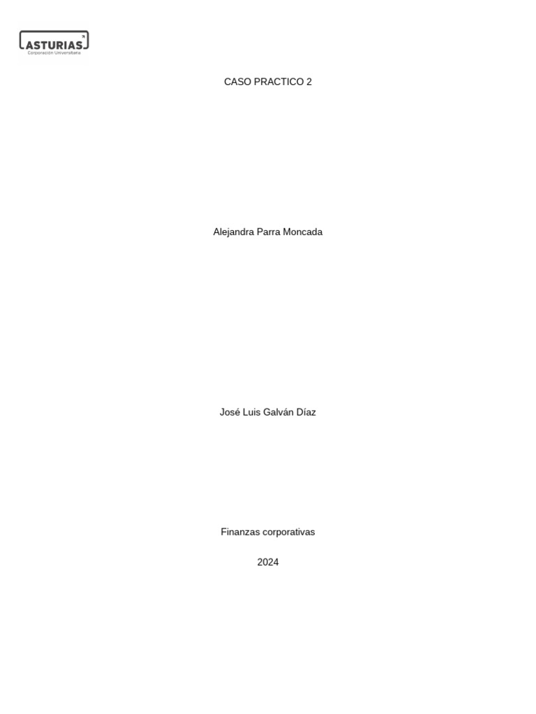 Análisis de PMP y PMC en Finanzas Corporativas | PDF | Economias | Business