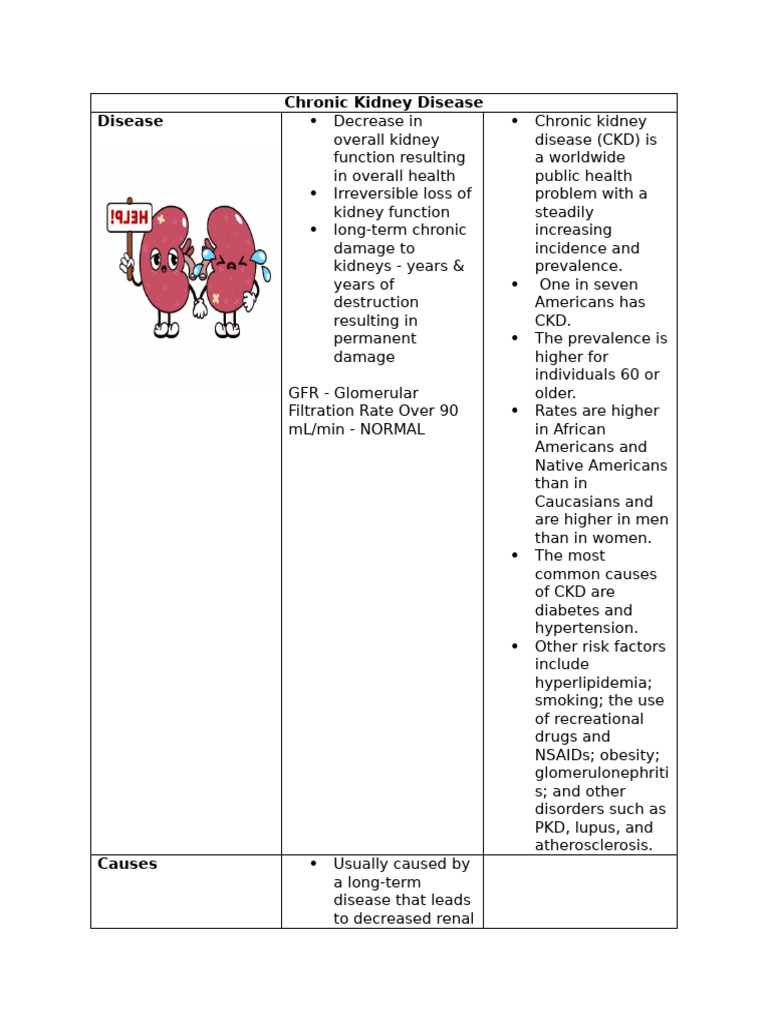 Understanding Chronic Kidney Disease | PDF | Chronic Kidney Disease ...