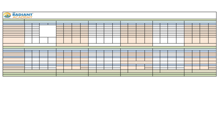 Week 47 Schedule Overview 2025 | PDF