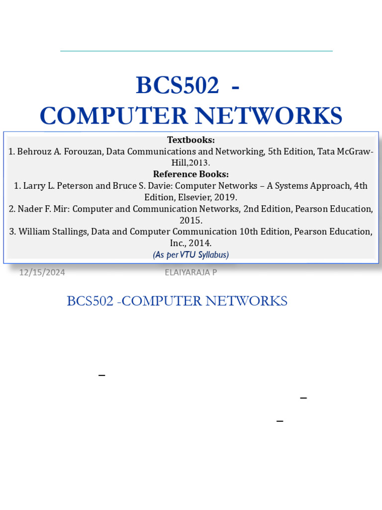MODULE-3 CN BCS502 -The Network Layer | PDF | Internet Protocols | Computer Network
