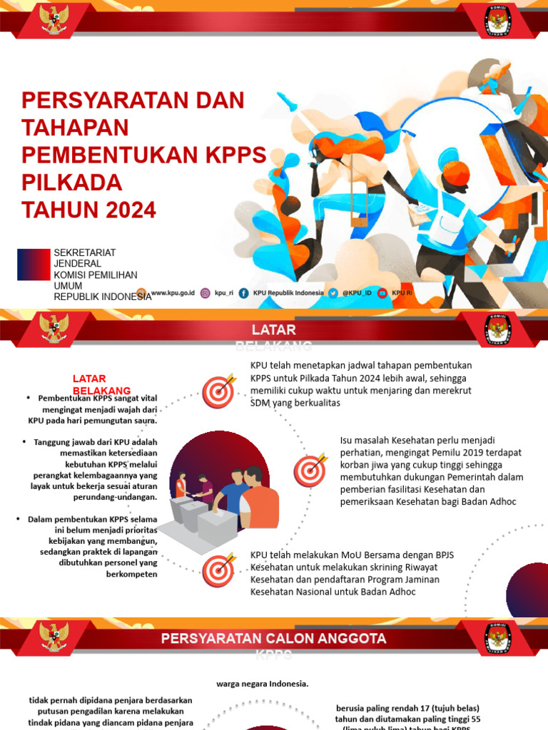 PERSYARATAN TAHAPAN PEMBENTUKAN KPPS.pptx | PDF
