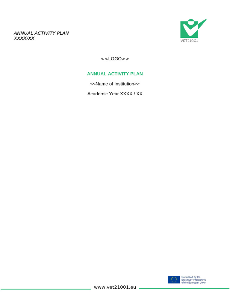 Template-for-Annual-Activity-Plan | PDF