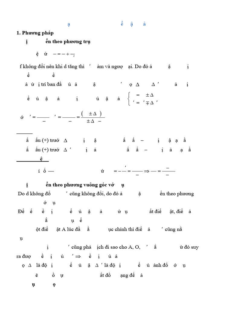 Bai Toan Di Chuyen Vat Va Anh Va Cach Giai Vat Ly Lop 11 | PDF