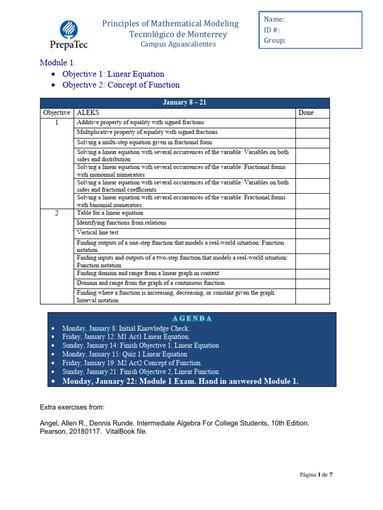 Module 1 PMM 2024 | PDF | Function (Mathematics) | Equations