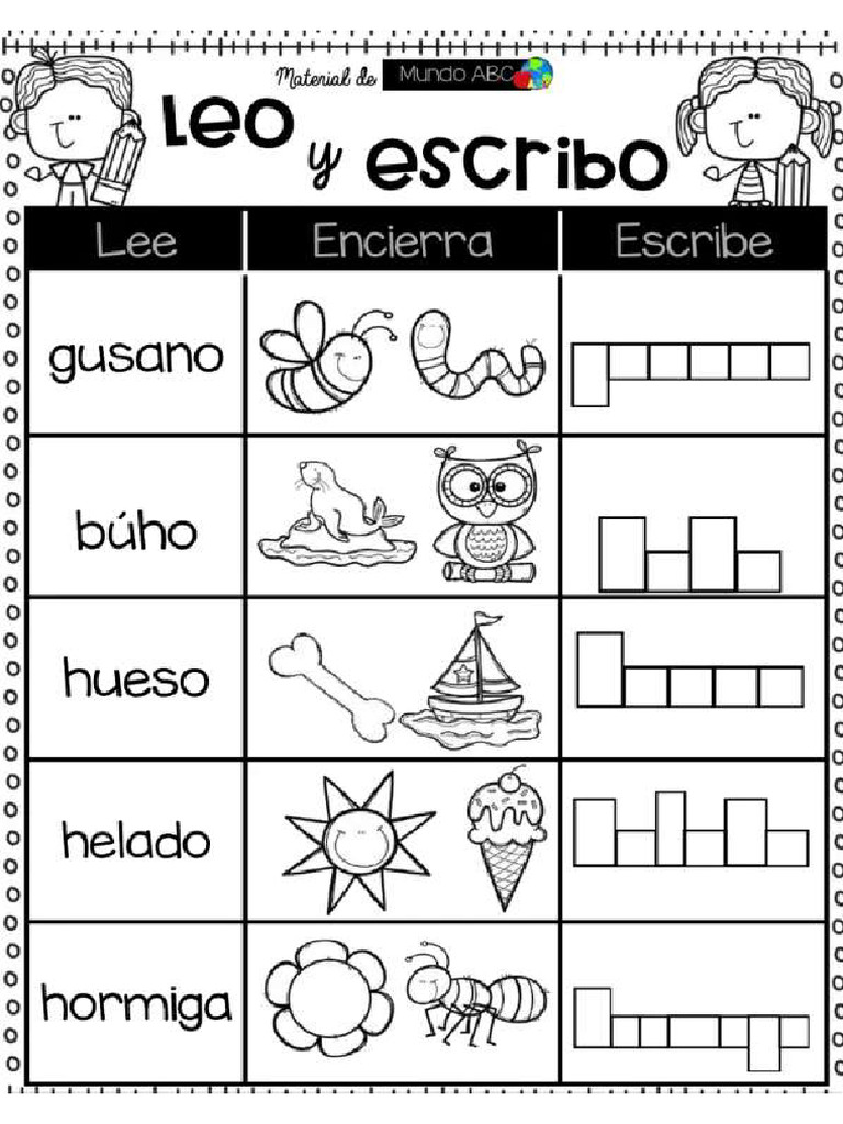 Leo y Escribo 1 | PDF