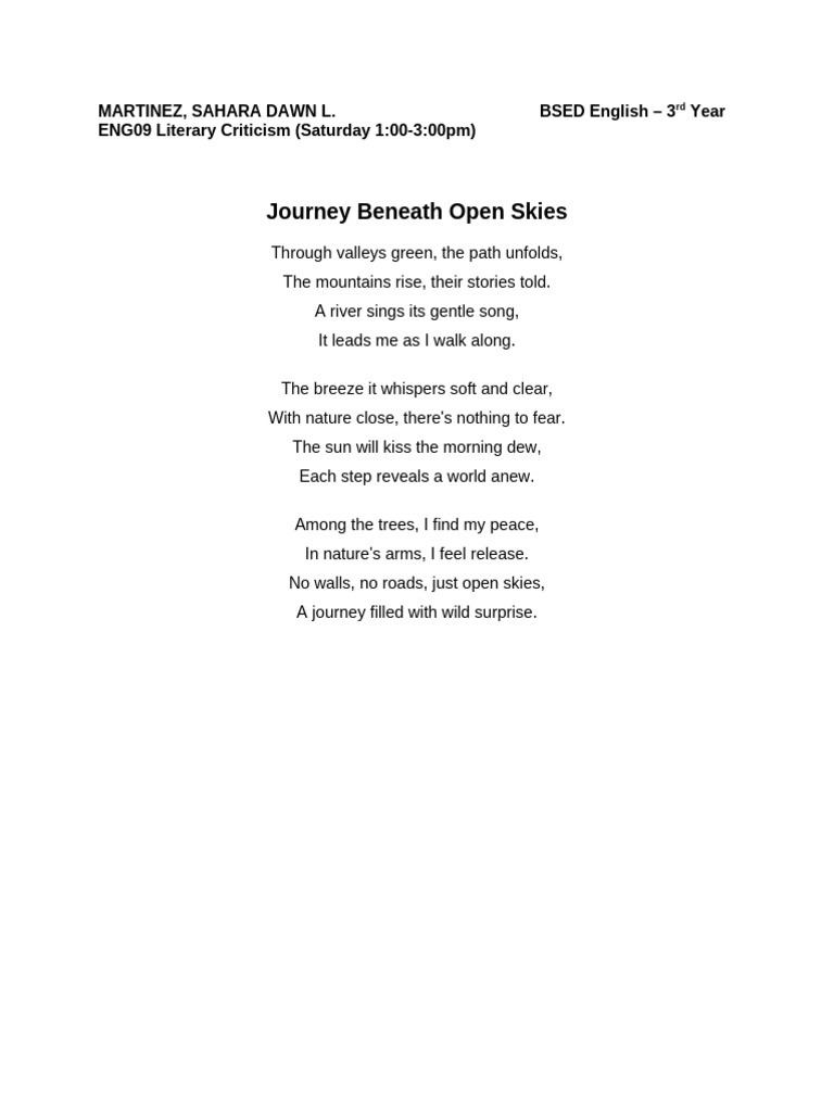 Poem Lit. Crit. | PDF