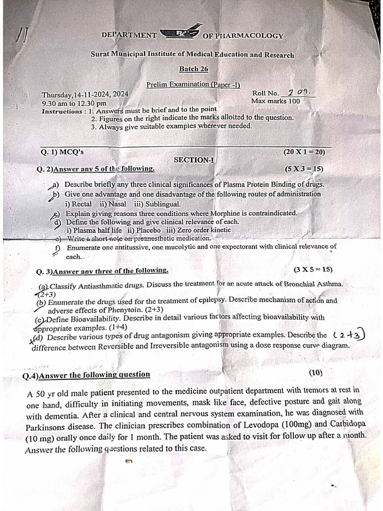 SMIMER PRILIM PAPERS | PDF