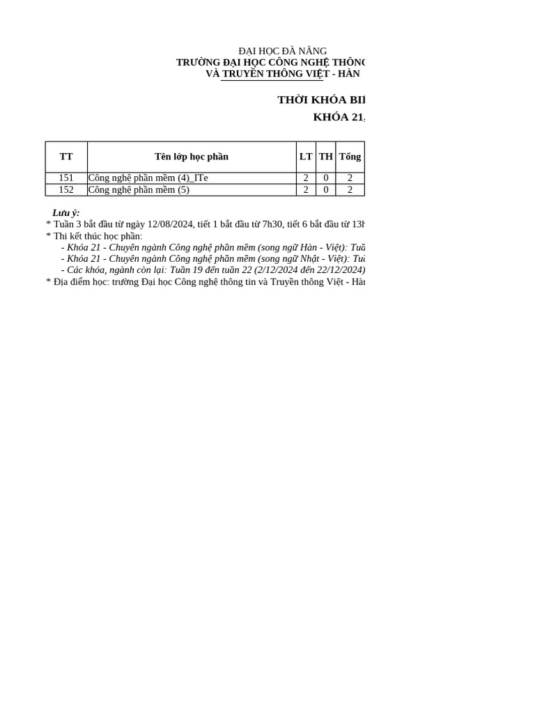 TKB_HKI_24-25_gui khoa | PDF