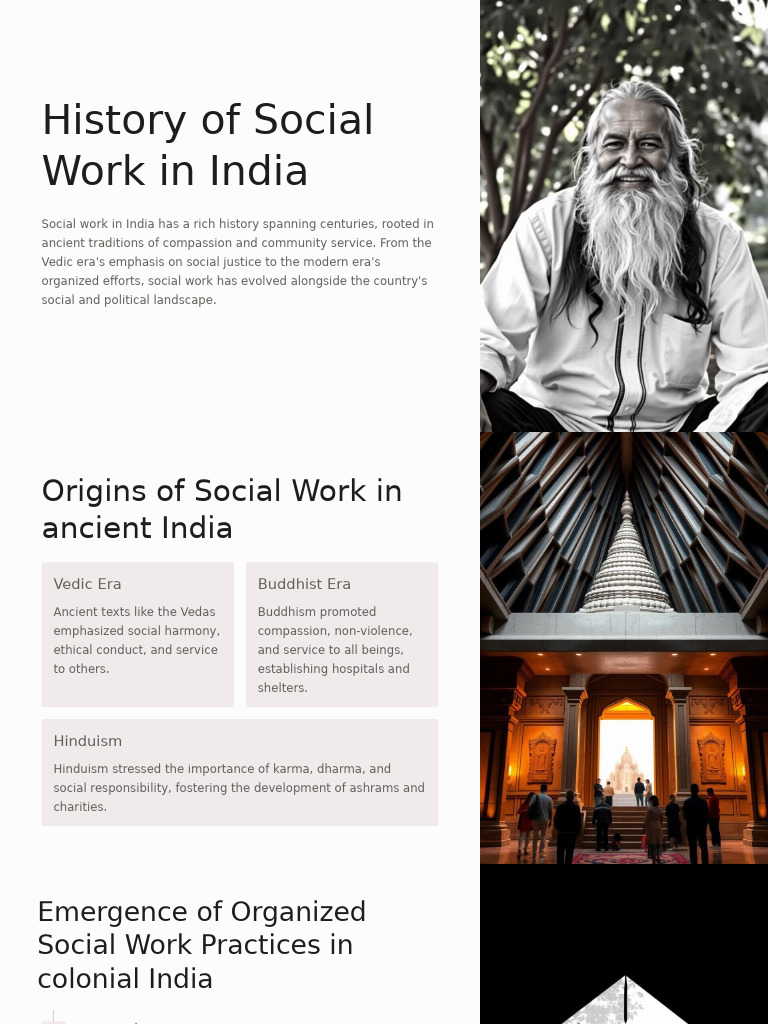 Evolution of Social Work in India | PDF | Social Work | Social Exclusion