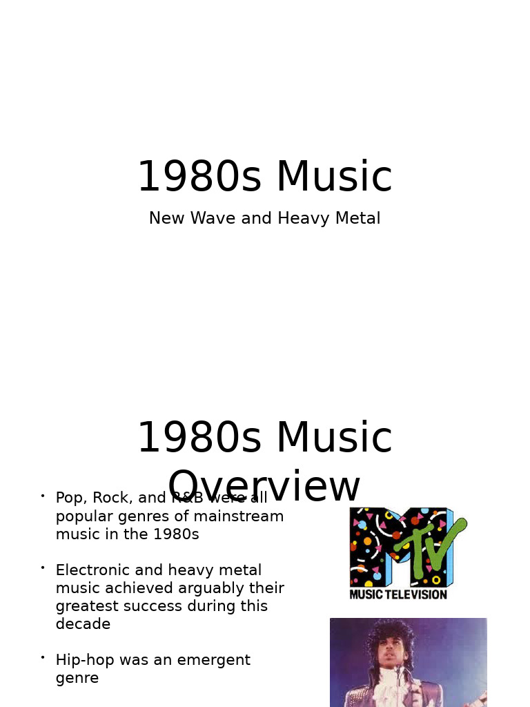 1980s Music: New Wave and Heavy Metal | PDF | Hip Hop Music | American ...
