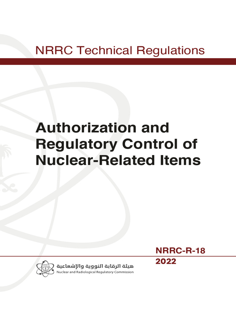 Nuclear Item Regulatory Control 2022 | PDF | Data | Nuclear Proliferation