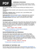 Ammonia Flowsheet | PDF