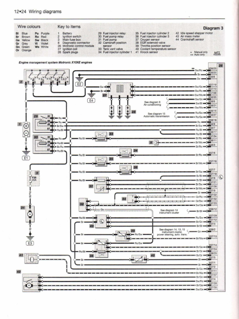 CORSA Engine Management Motronic X10XE Engines-01-01 | PDF