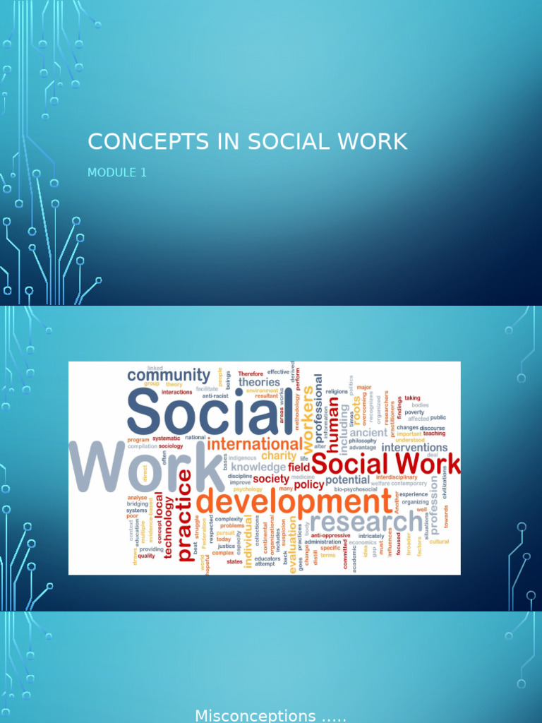 Concepts in Social Work - ISW 1 | PDF | Social Work | Psychology
