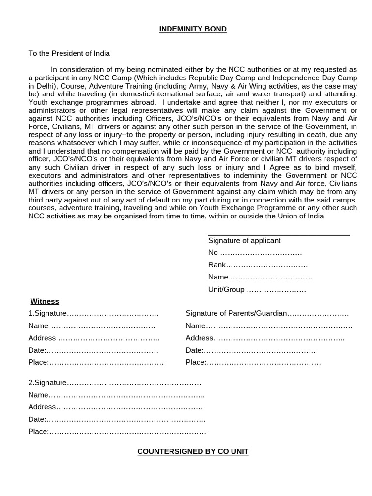 ATC & CATC CAMP FORM | PDF