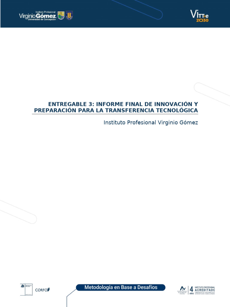 MBD IPVG - Entregable 3 - Informe Final | PDF
