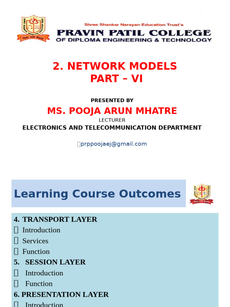 2. Network models - Part VI | PDF | Osi Model | Network Packet