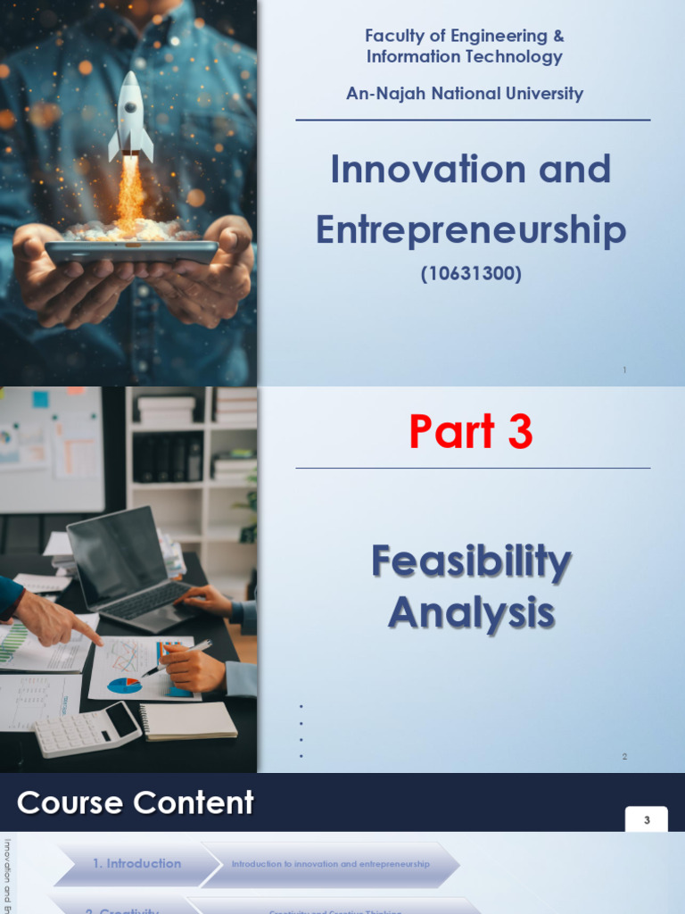 Chapter - 3 - Feasibility Analysis | PDF | Entrepreneurship | Innovation