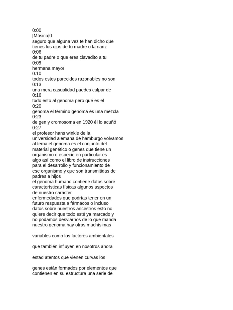 genoma | PDF | Adn | Genoma