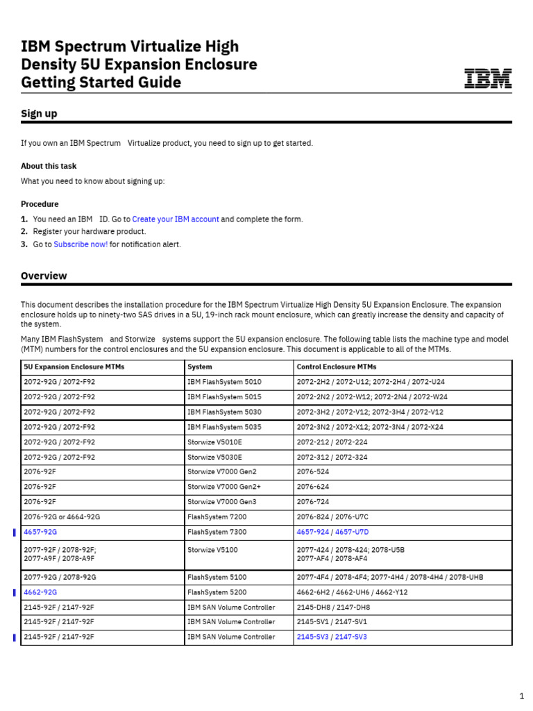 Ibm Spectrum Virtuzlize High Density 5u Expansion Enclosure | PDF ...
