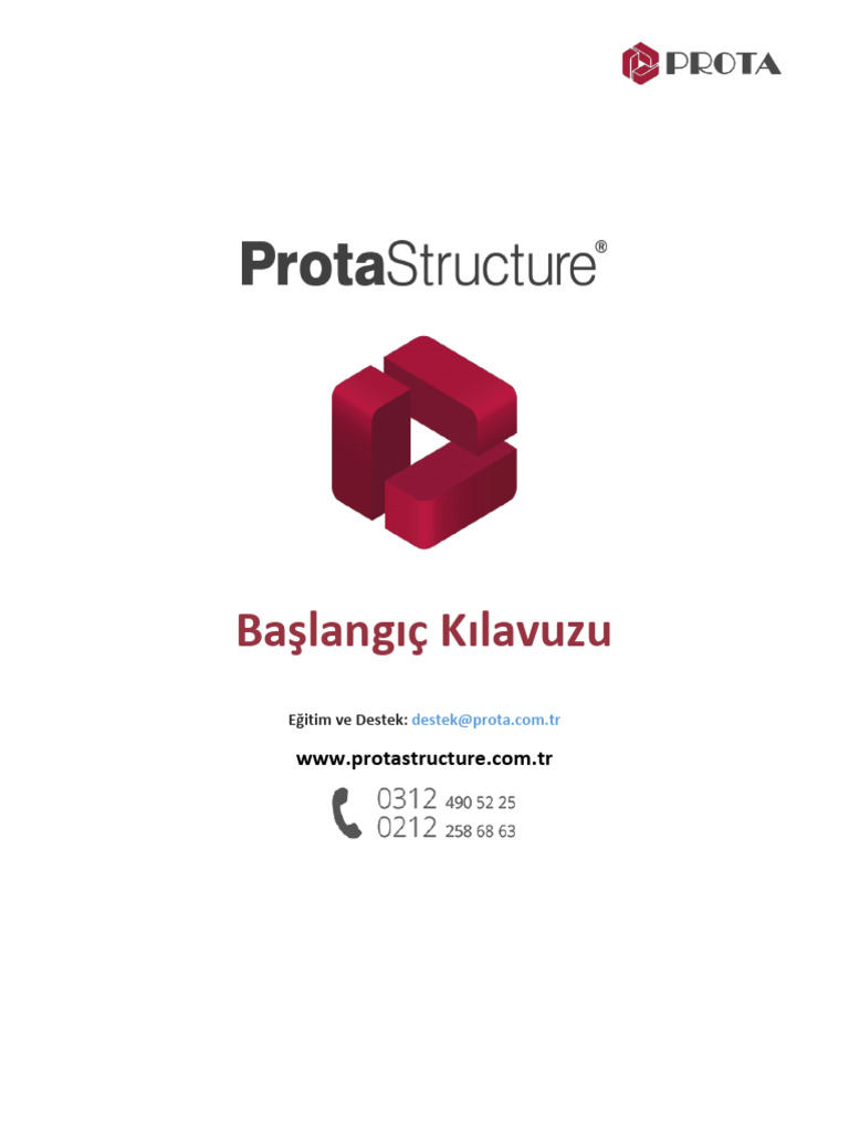 ProtaStructure_QSG_TR | PDF