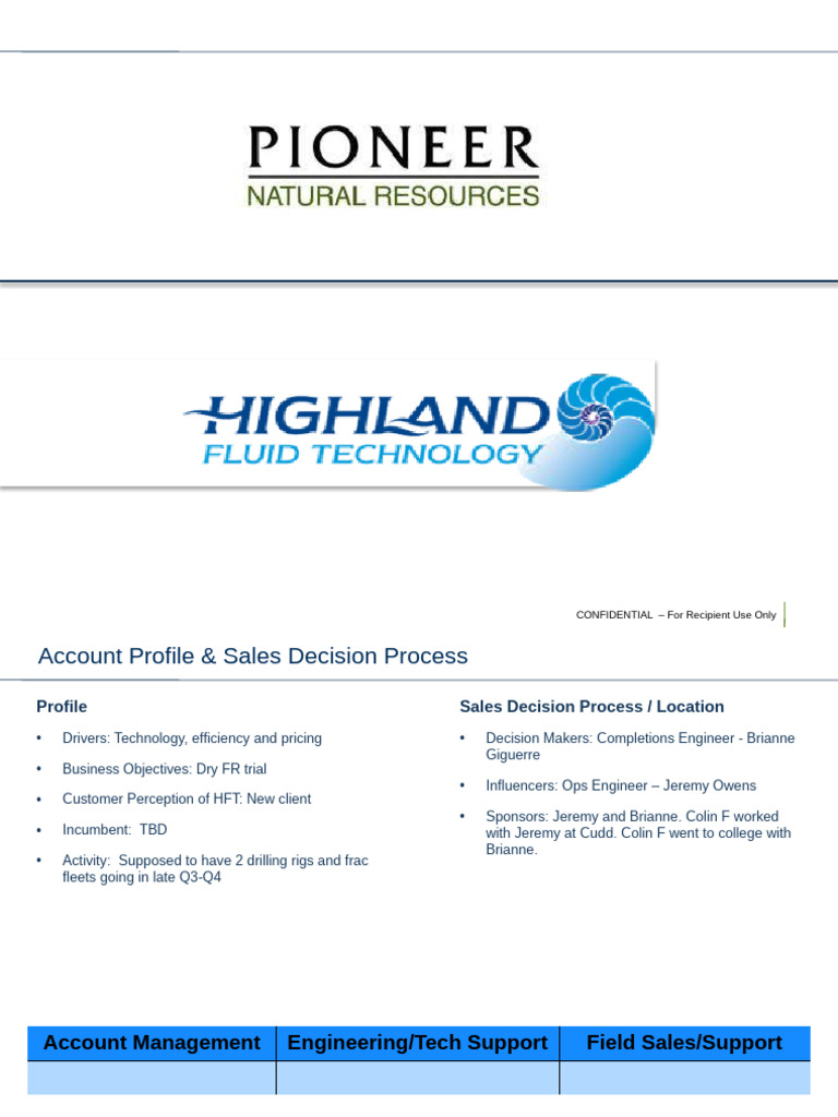 Account Profile & Sales Strategy Overview | PDF | Business | Strategic ...