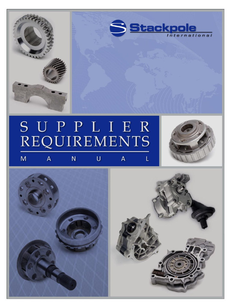 Stackpole Supplier Quality Manual | PDF | Iso 9000 | Audit
