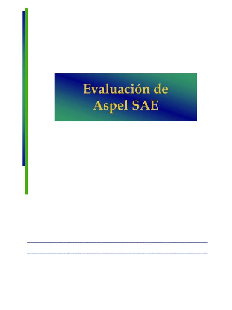 Evaluación Completa de Aspel-SAE | PDF | Cuentas por pagar | Software